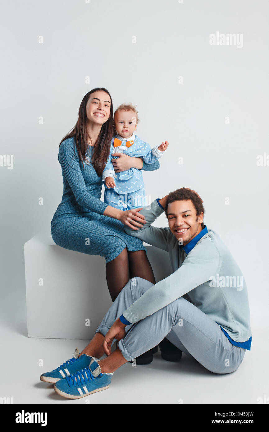 One happy family Stock Photo - Alamy
