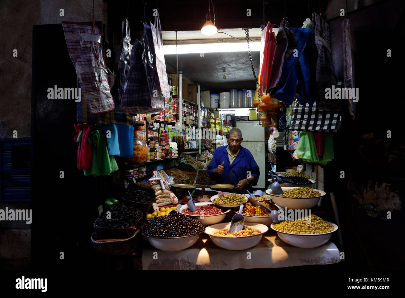 Local Commerce Store Fez Morocco Africa Stock Photo - Alamy