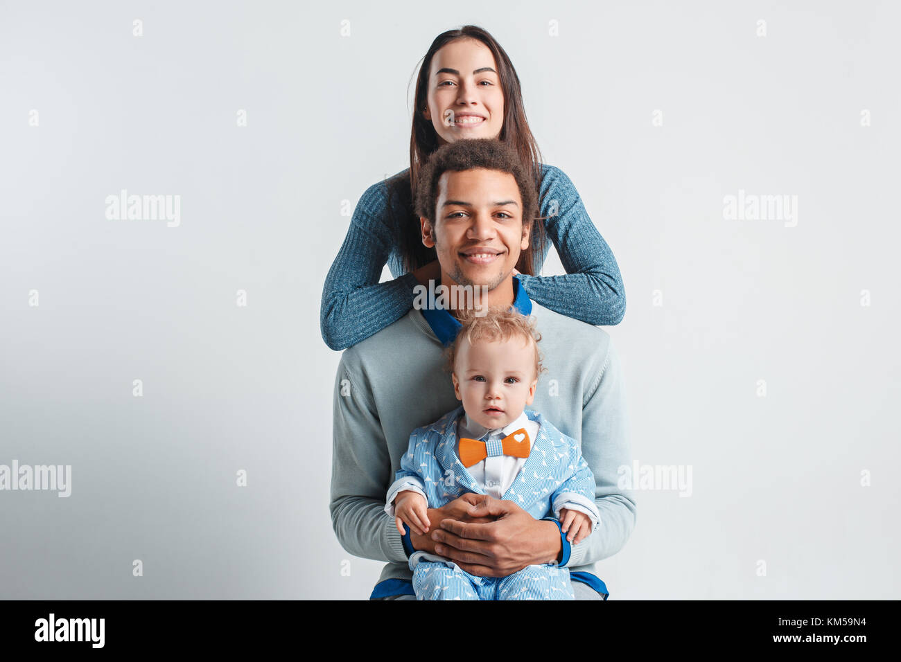 One happy family Stock Photo - Alamy