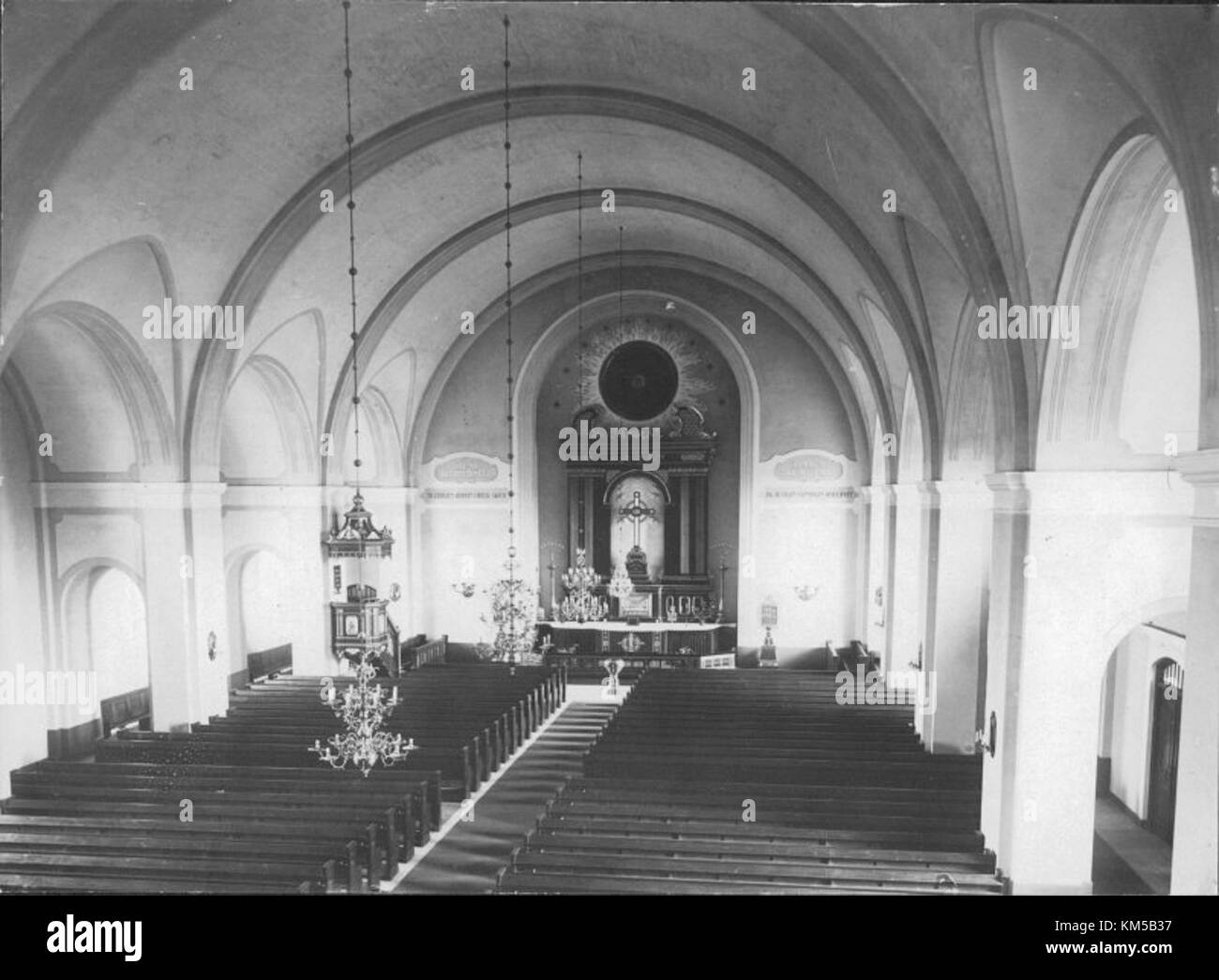 Photograph of Ockelbo Church in Sweden, cataloged under KMB number ...