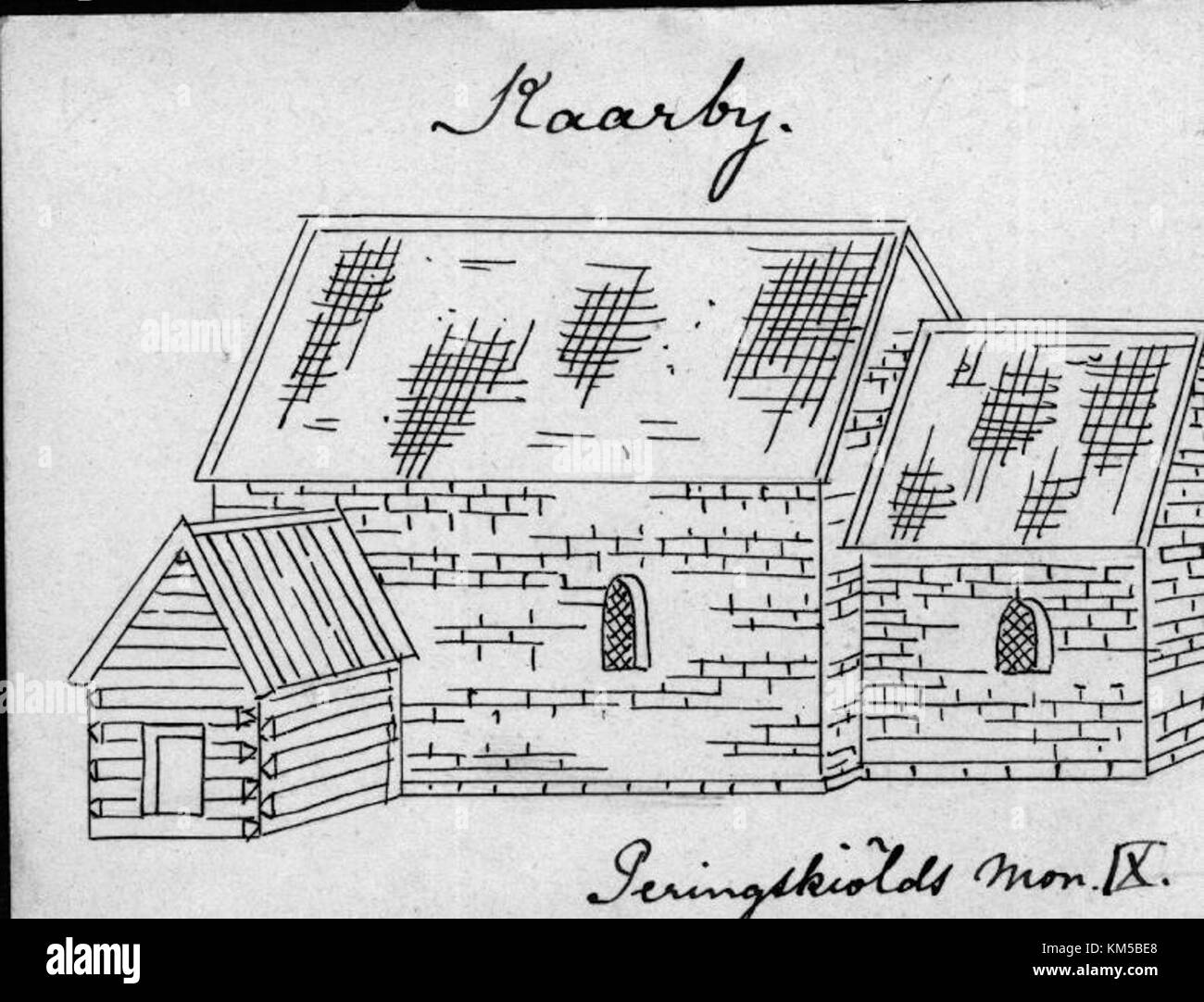 An image of Karaby kyrka, a church located in Sweden, listed under KMB ...
