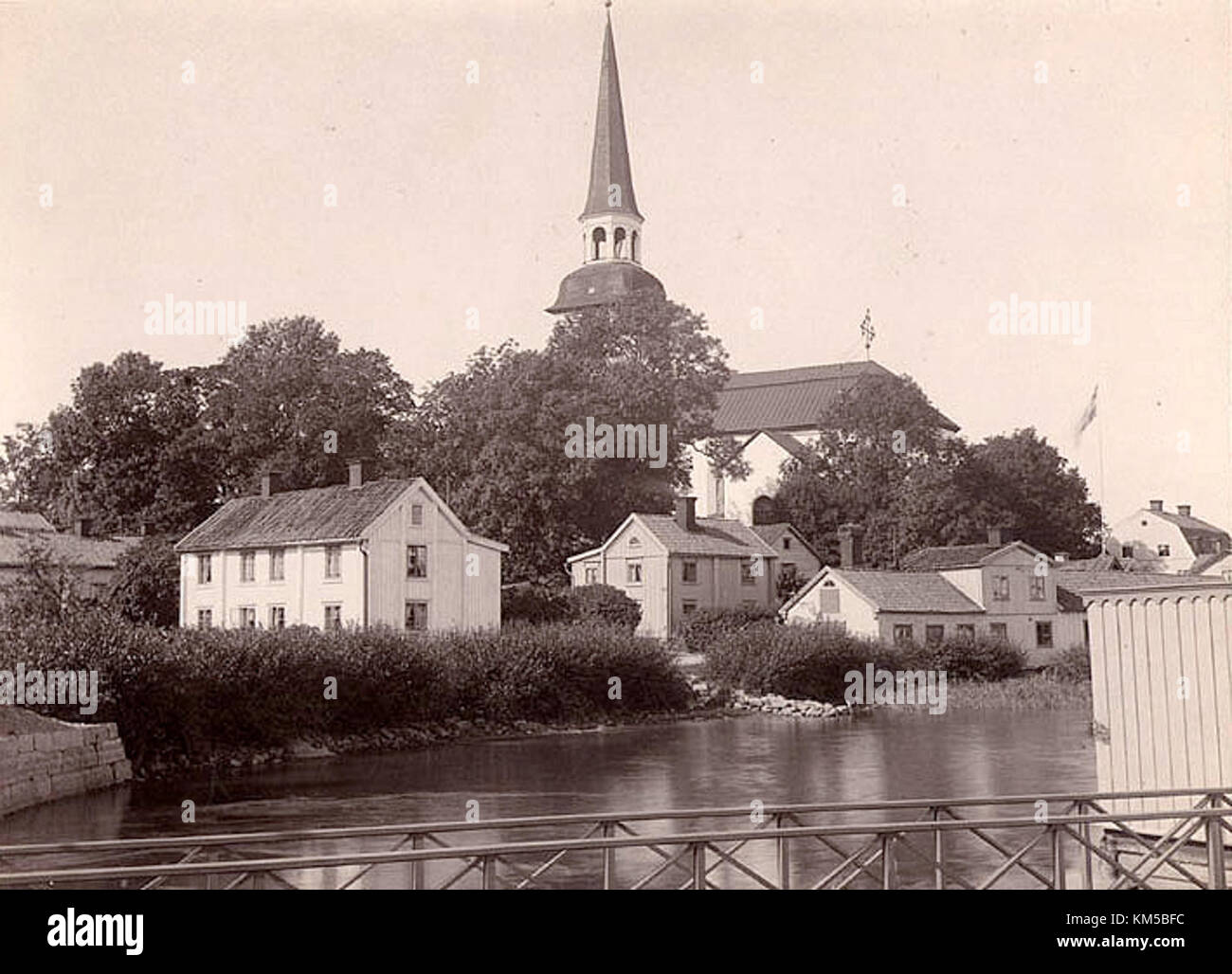 A photograph of Mariefred, a locality in Södermanland County, Sweden ...