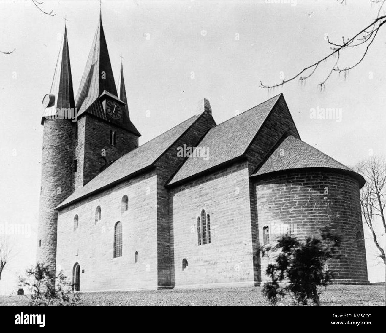 Husaby Church, located in Sweden, is a significant historical and ...