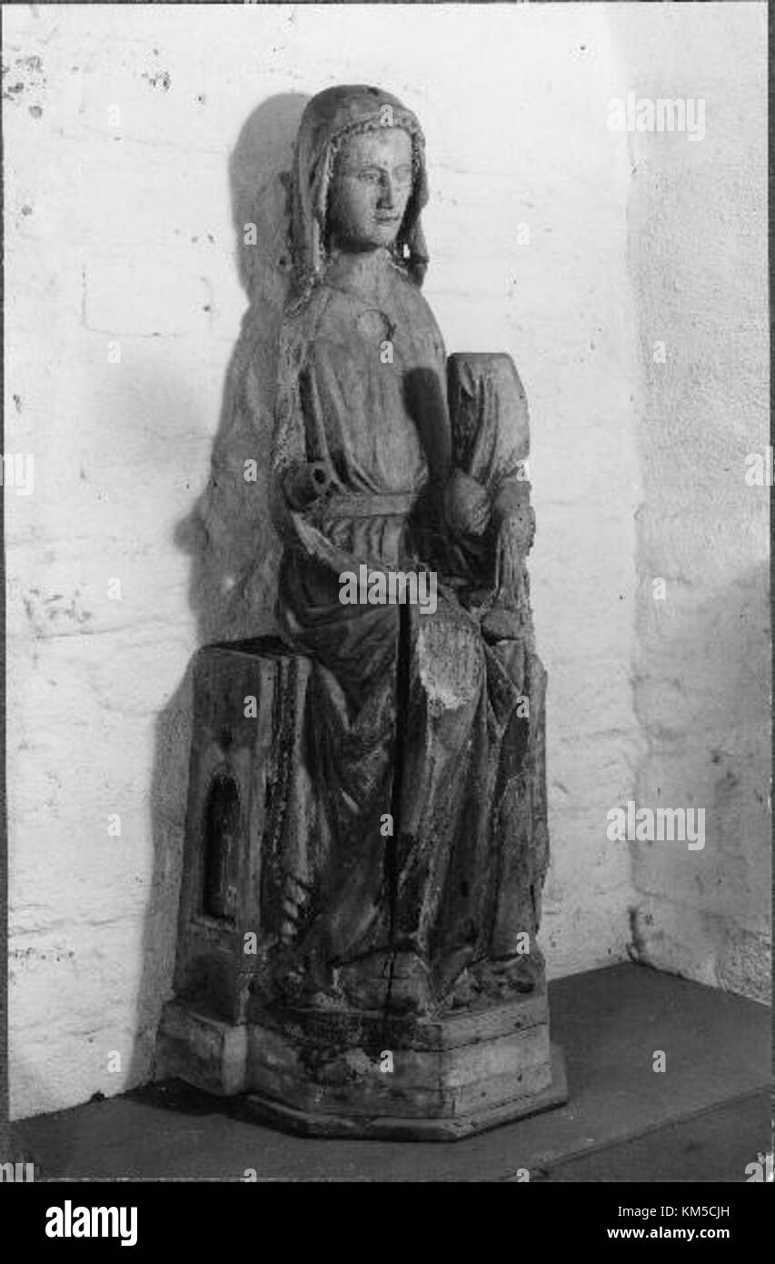 Photograph of Kumla Church, located in Sweden, capturing its ...