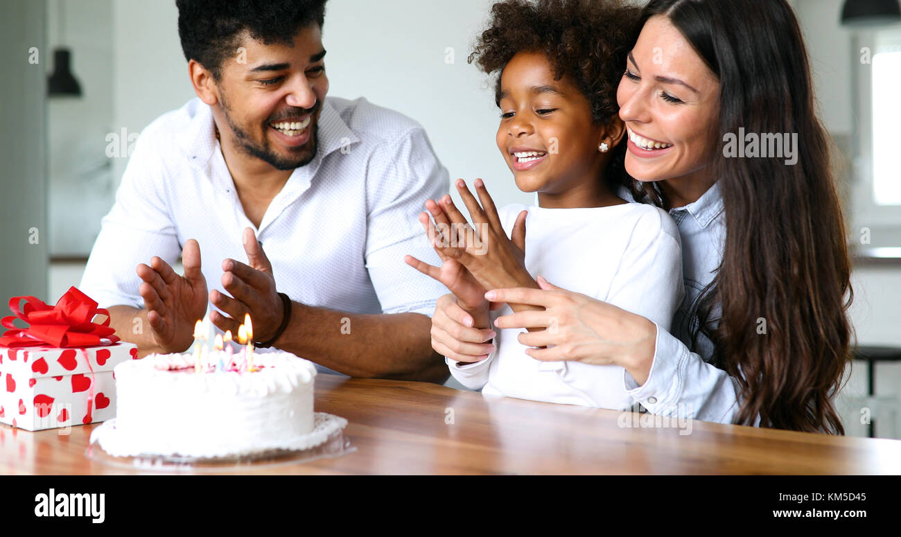 Family Event Birthday Party Togetherness Stock Photo - Alamy