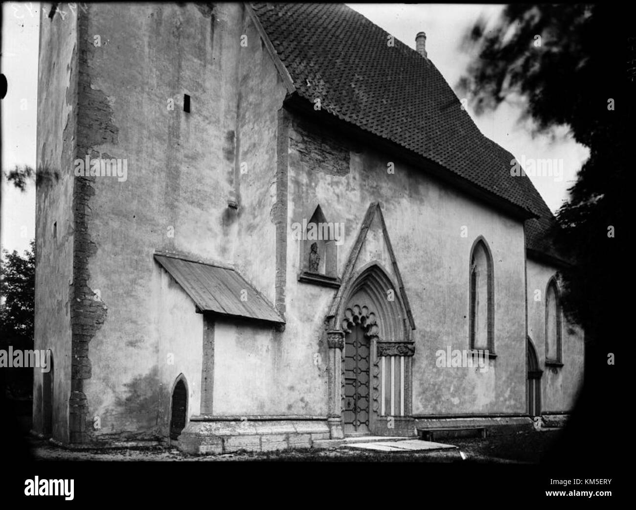 Martebo Church, a notable historical site in Sweden, features medieval ...