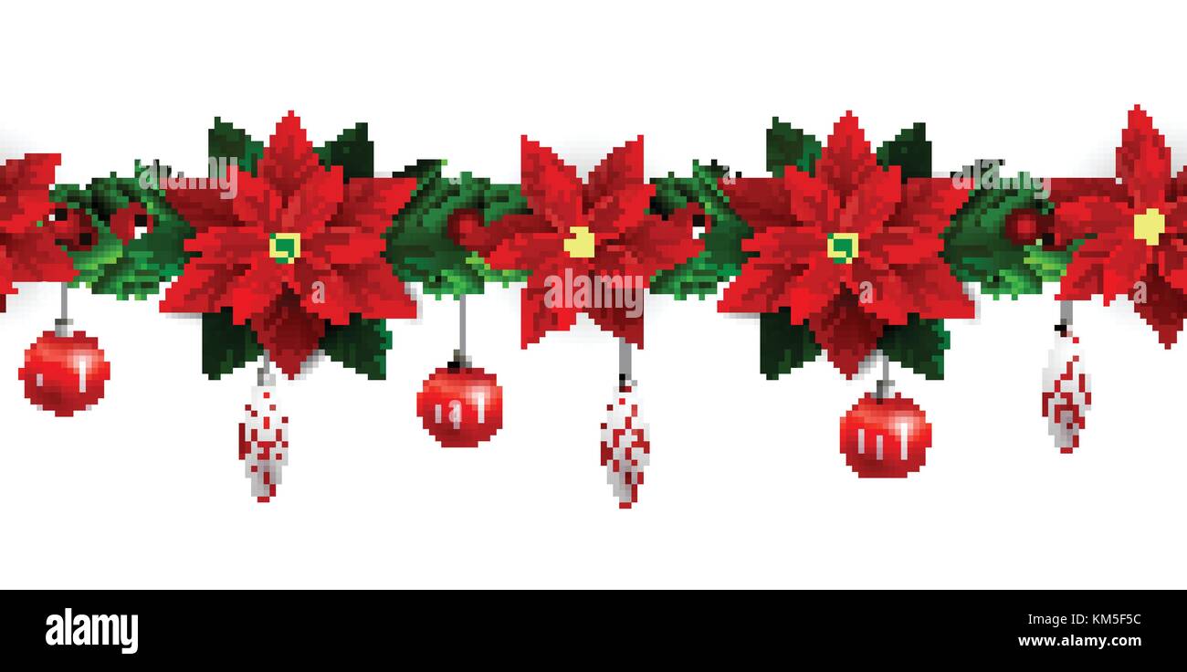 Seamless Christmas borders Stock Vector Image & Art - Alamy