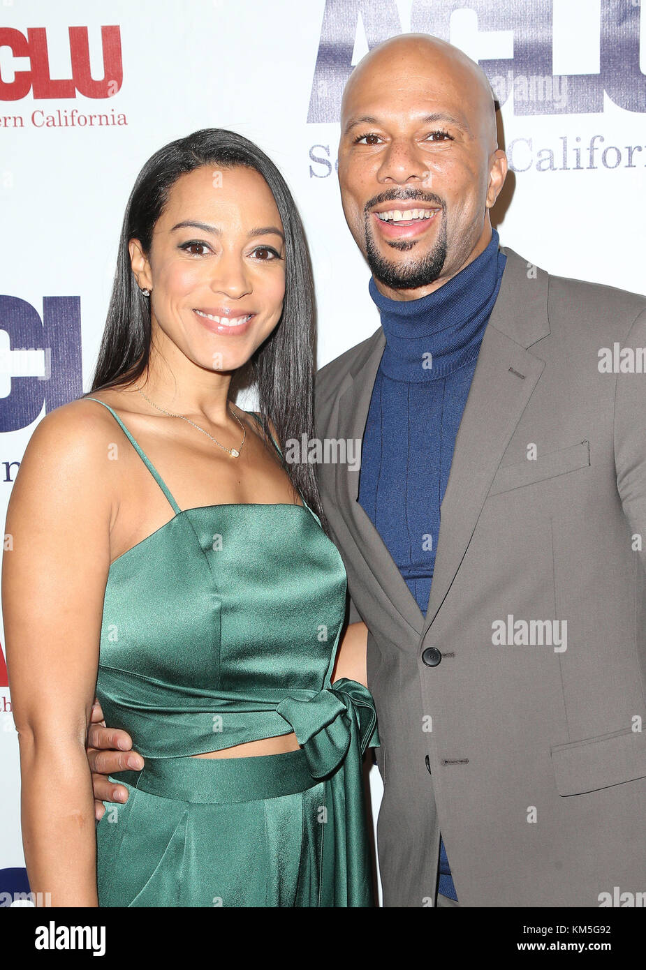 Beverly Hills, California, USA. 3rd Dec, 2017. Angela Rye, Common. ACLU ...
