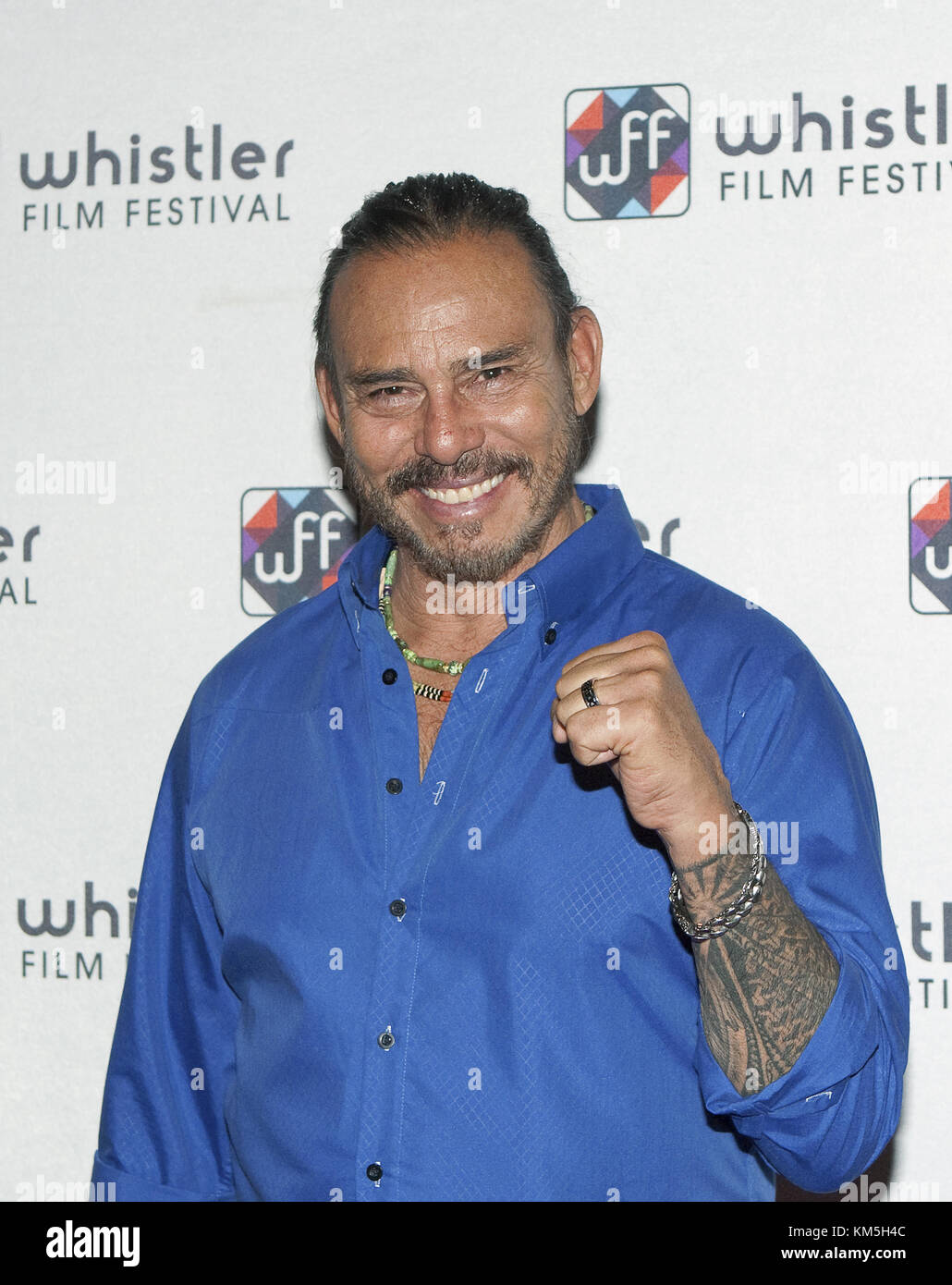 Whistler, BC, CANADA. 14th July, 2015. Actor Raoul Trujillo arrives on ...