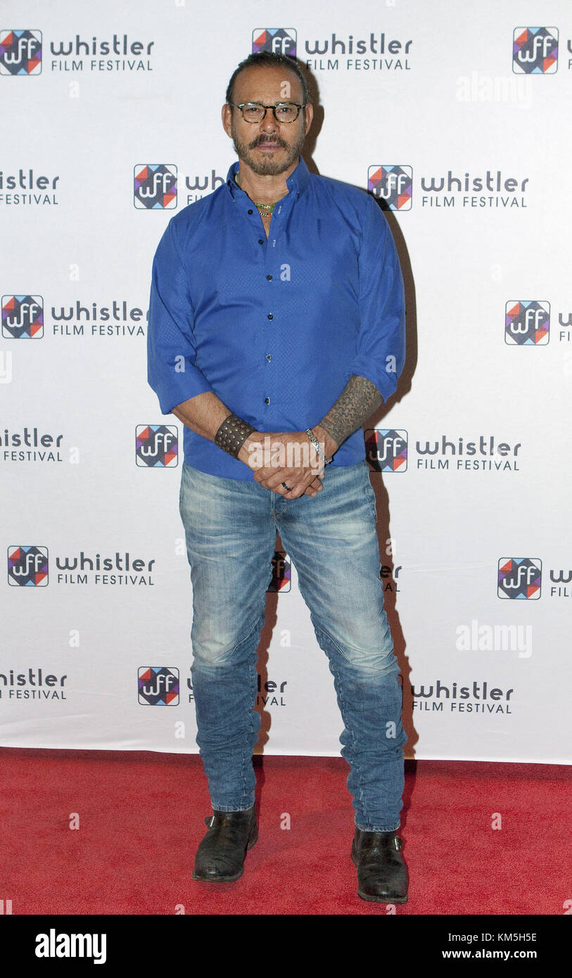 Whistler, BC, CANADA. 14th July, 2015. Actor Raoul Trujillo arrives on ...