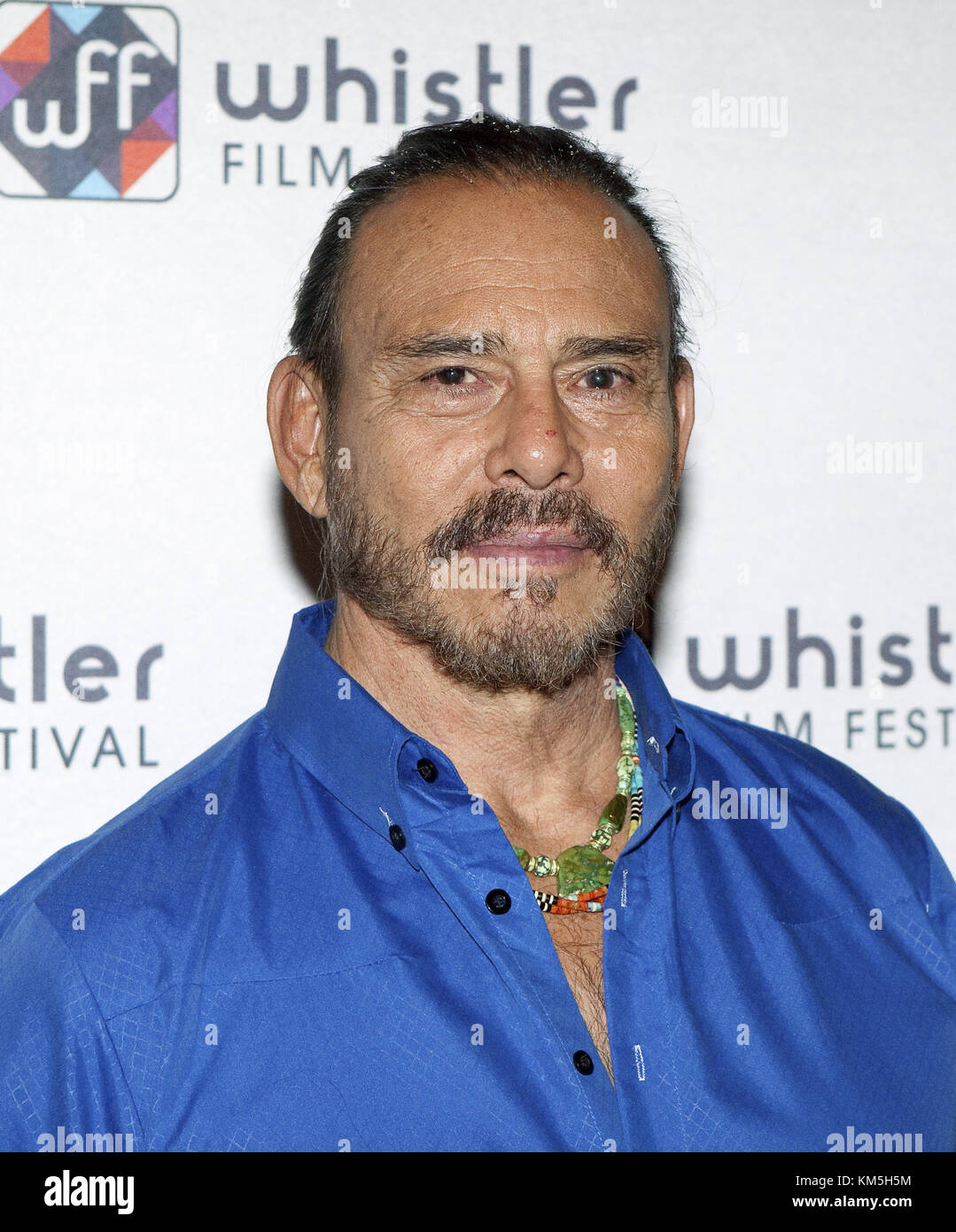 Whistler, BC, CANADA. 14th July, 2015. Actor Raoul Trujillo arrives on ...