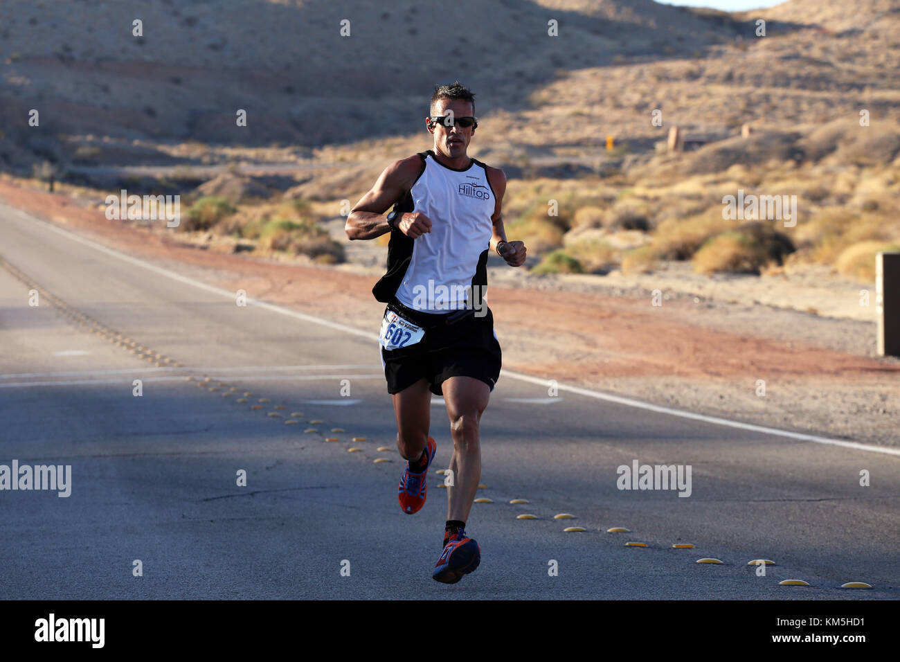 Runner is running 10k. 2017 Run Laughlin Half Marathon, 5K & 10K ...