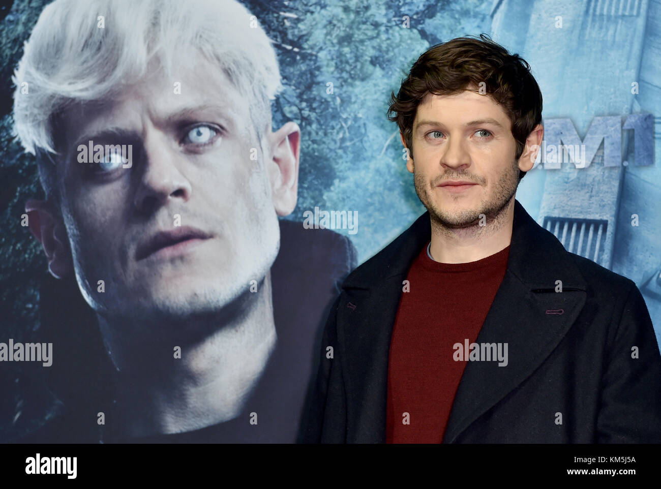 British actor Iwan Rheon arriving to the premiere of the film "S.U.M. 1 ...