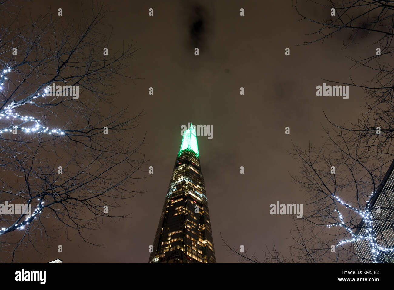 London, UK. 4th Dec, 2017. The Shard Christmas Light Show is launched ...