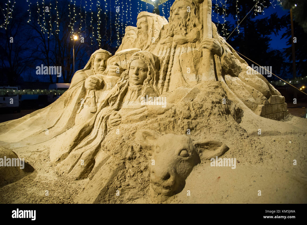 Sand sculpture of jesus christ hi-res stock photography and images - Alamy