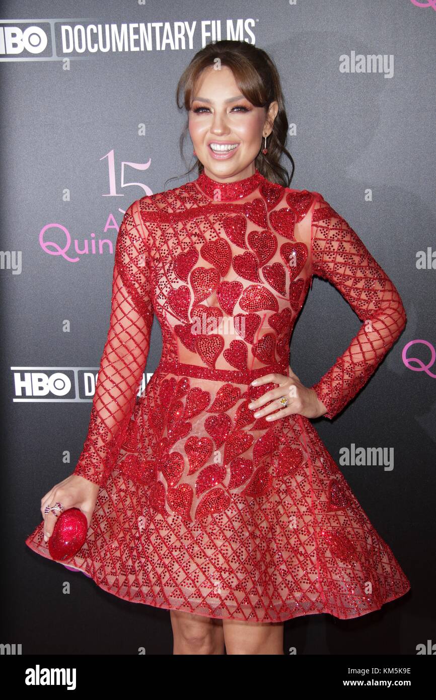 New York, NY, USA. 4th Dec, 2017. Thalia at HBO Premiere Event ...