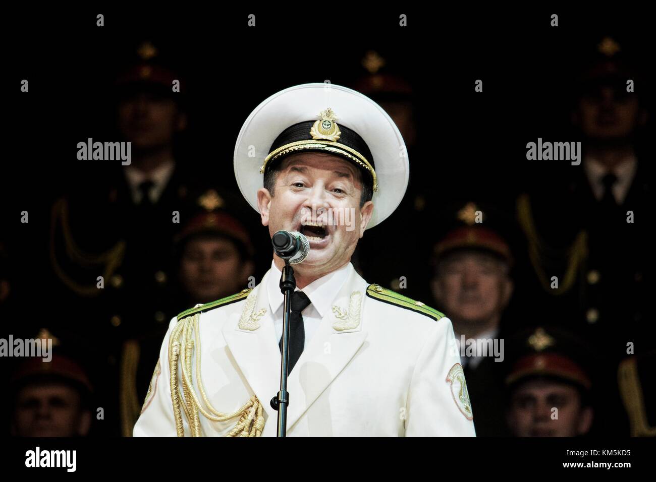 Athens, Greece. 4th Dec, 2017. Members of the chorus of 'The Alexandrov ...