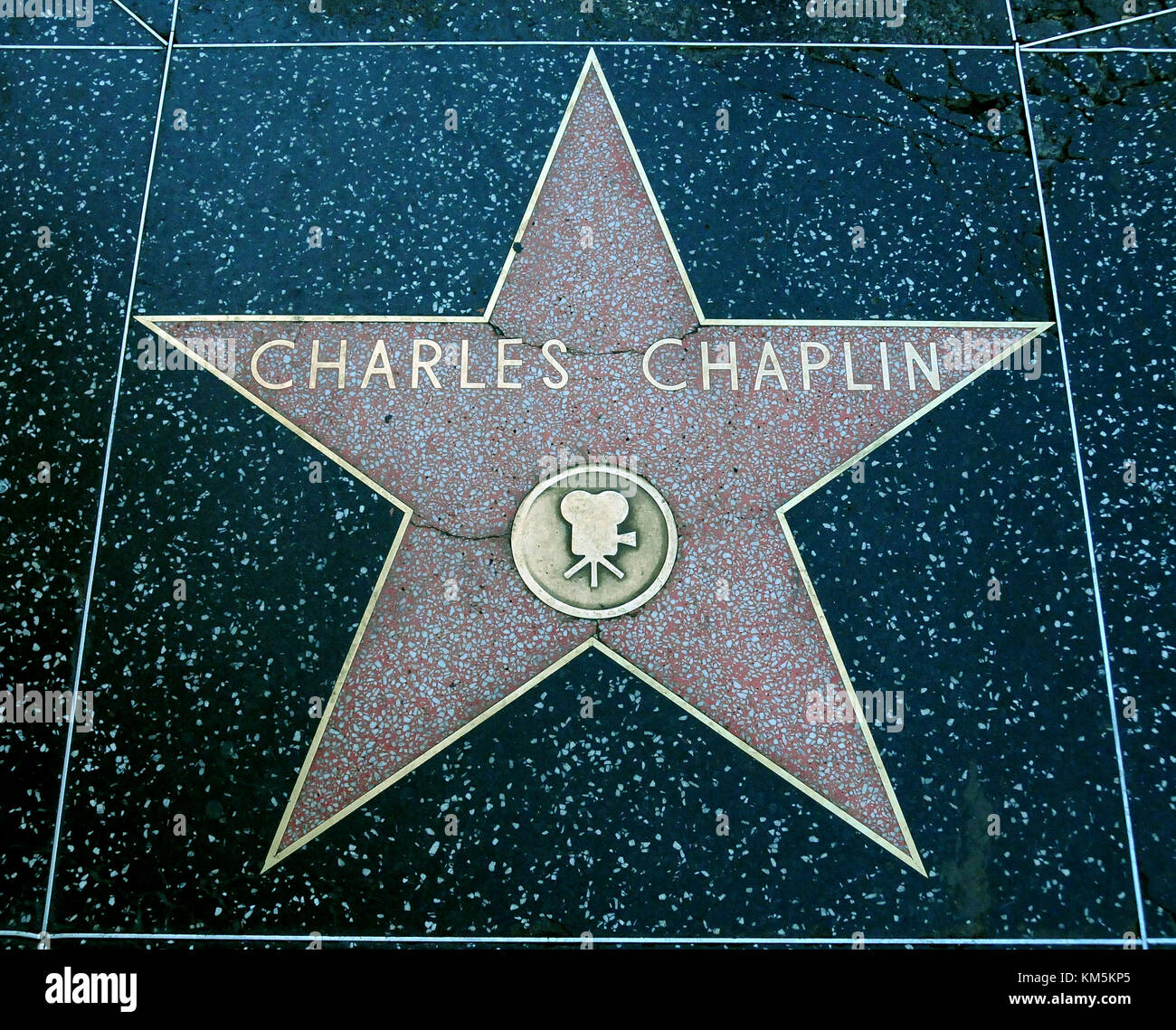 Charlie chaplin hollywood walk fame hi-res stock photography and images ...