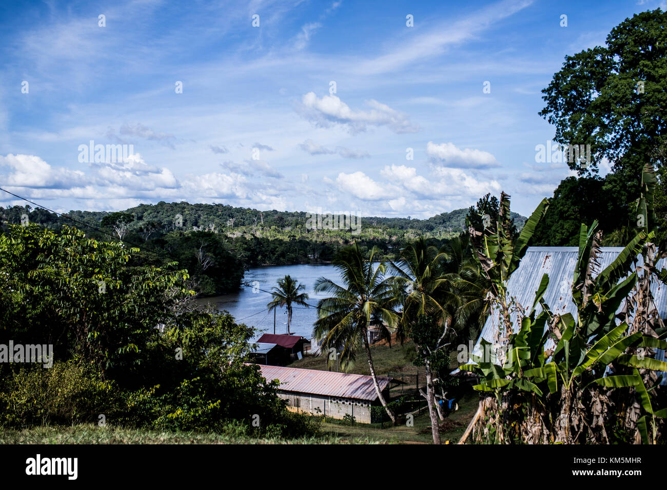 Camopi, Guyana. 19th Nov, 2017. Picture of a hill in the rainforest ...