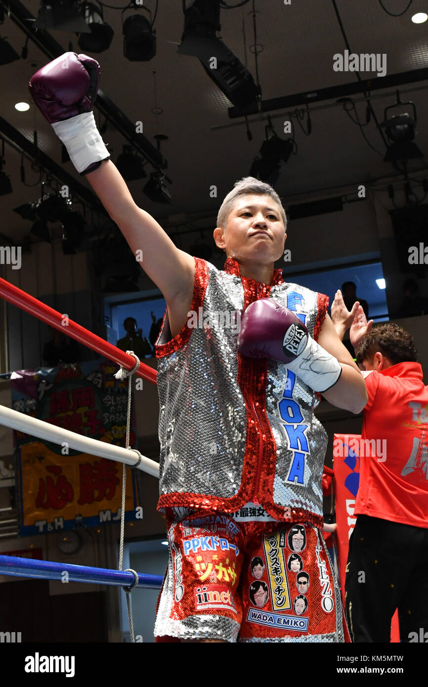 Tokyo, Japan. 1st Dec, 2017. Naoko Fujioka (JPN) Boxing : Naoko Fujioka ...