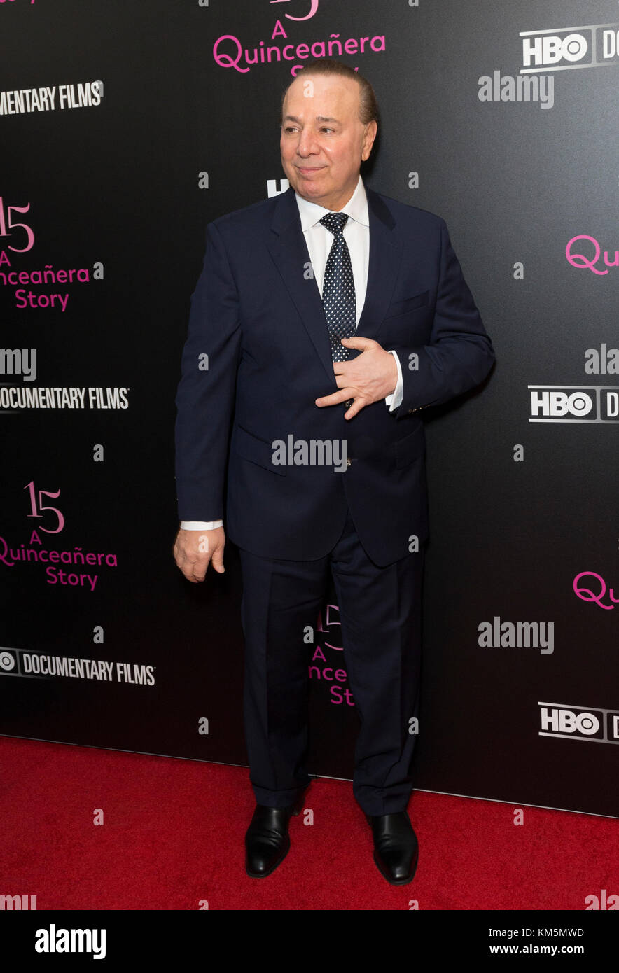 New York, NY - December 4, 2017: Tommy Mottola attends HBO screening ...