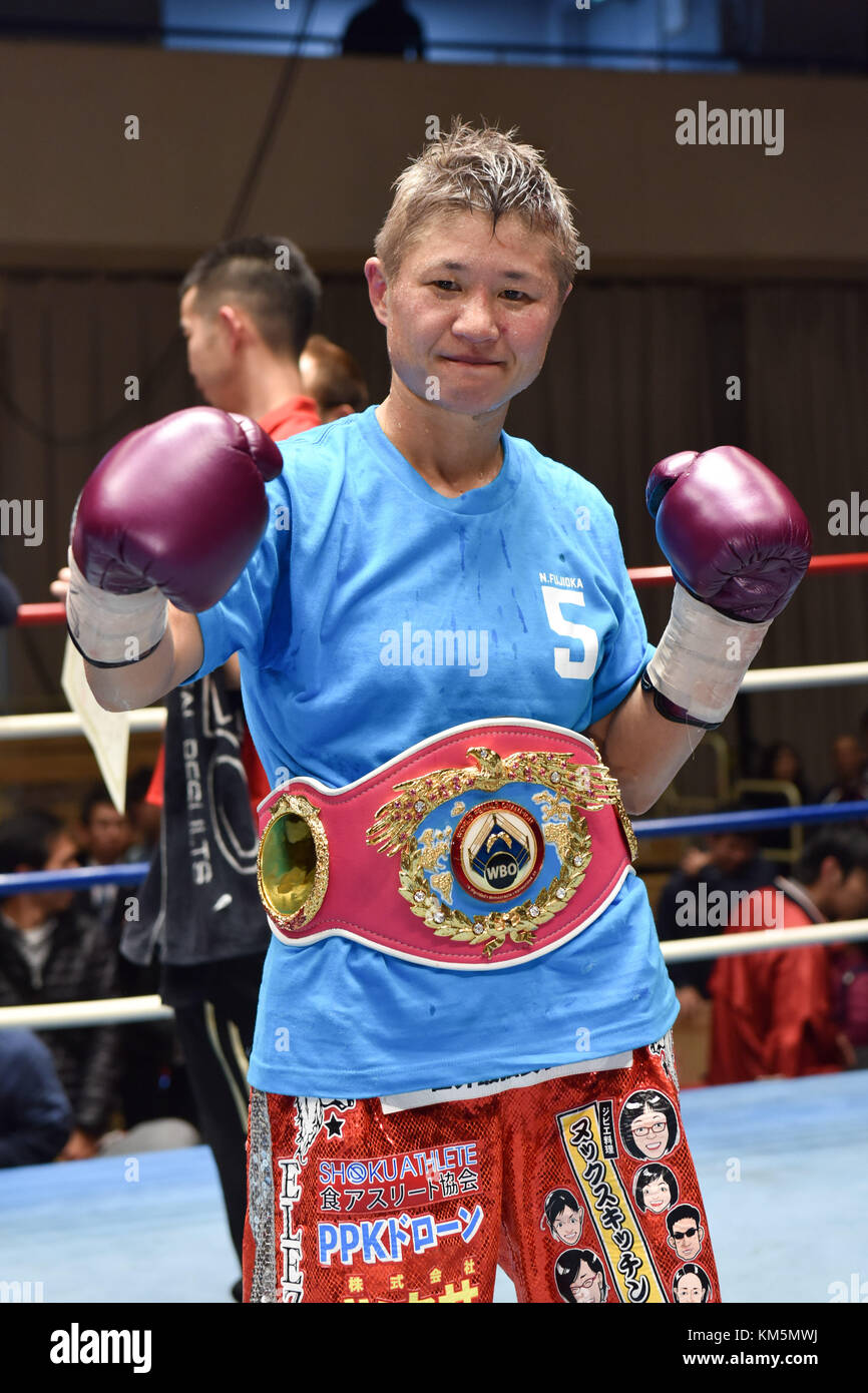 Tokyo, Japan. 1st Dec, 2017. Naoko Fujioka (JPN) Boxing : Naoko Fujioka ...
