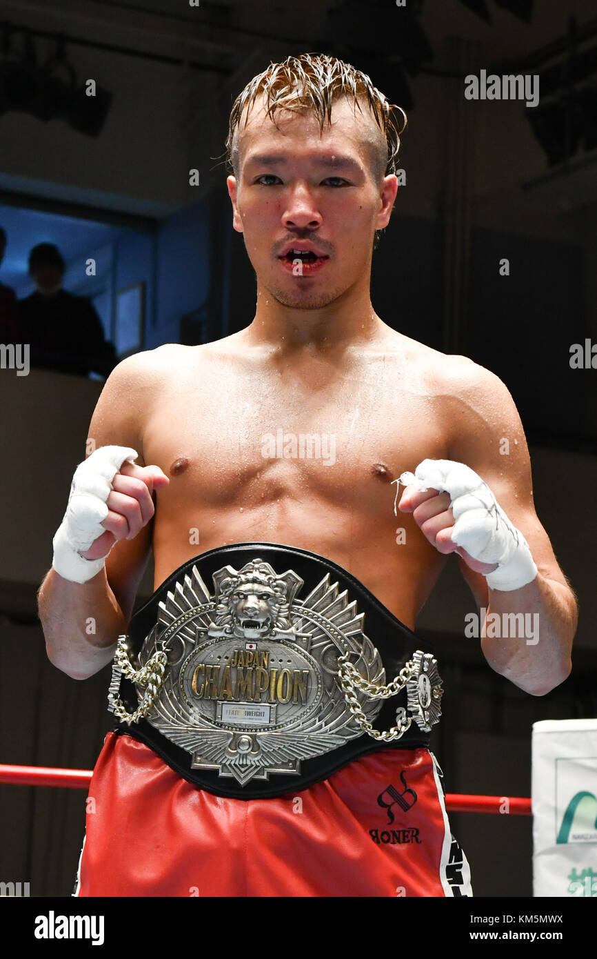 Tokyo, Japan. 1st Dec, 2017. Takenori Ohashi (JPN) Boxing : Takenori ...