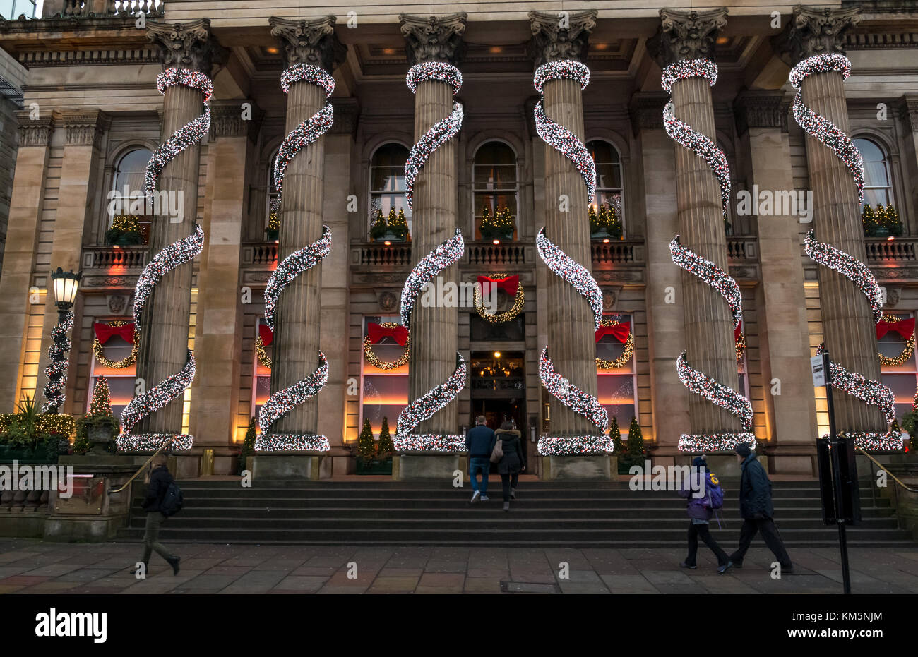 George Street, Edinburgh, Scotland, United Kingdom, 4th December 2017 ...