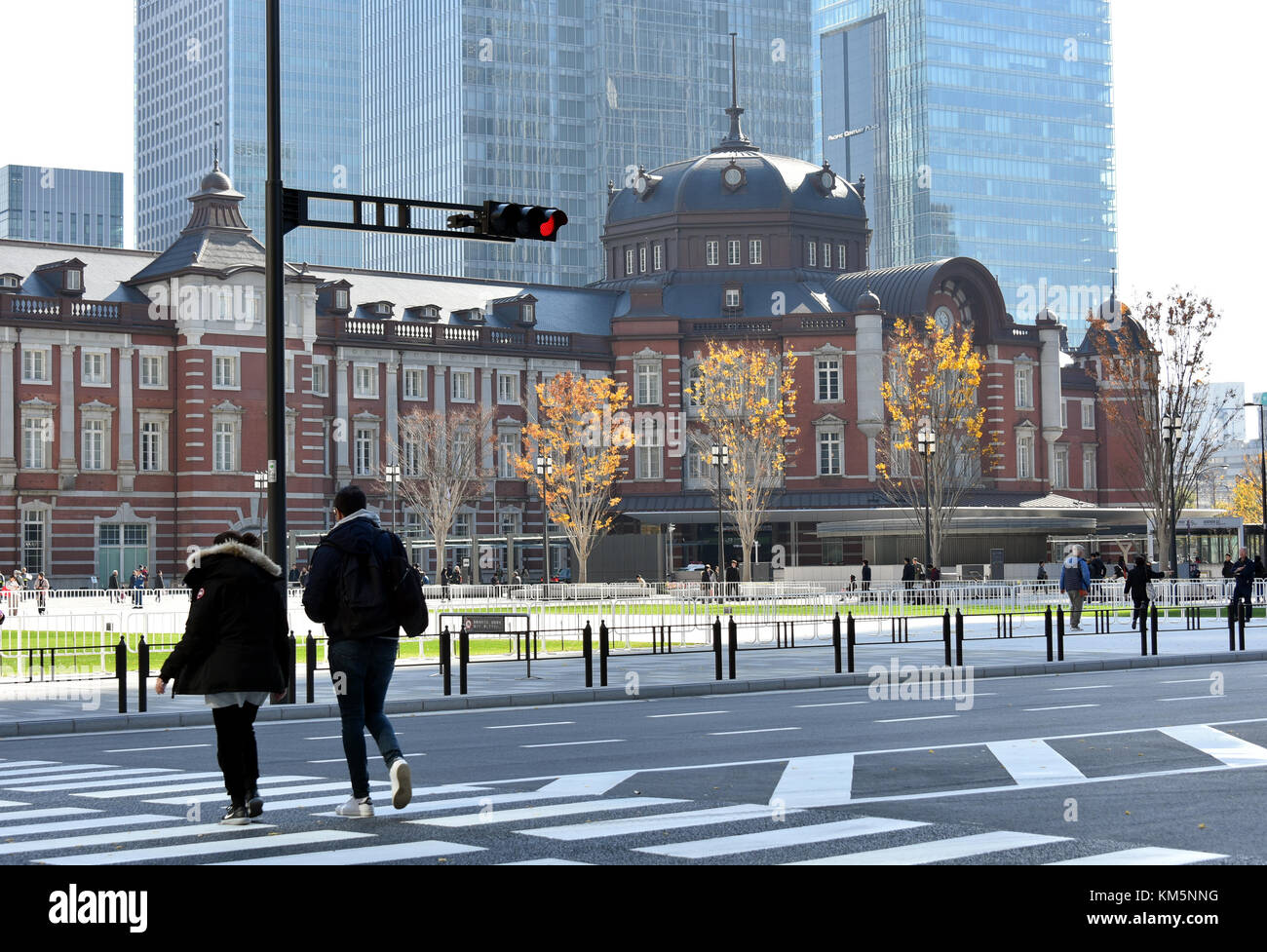 Tokyo, Japan. 5th Dec, 2017. The central square and promenade leading ...