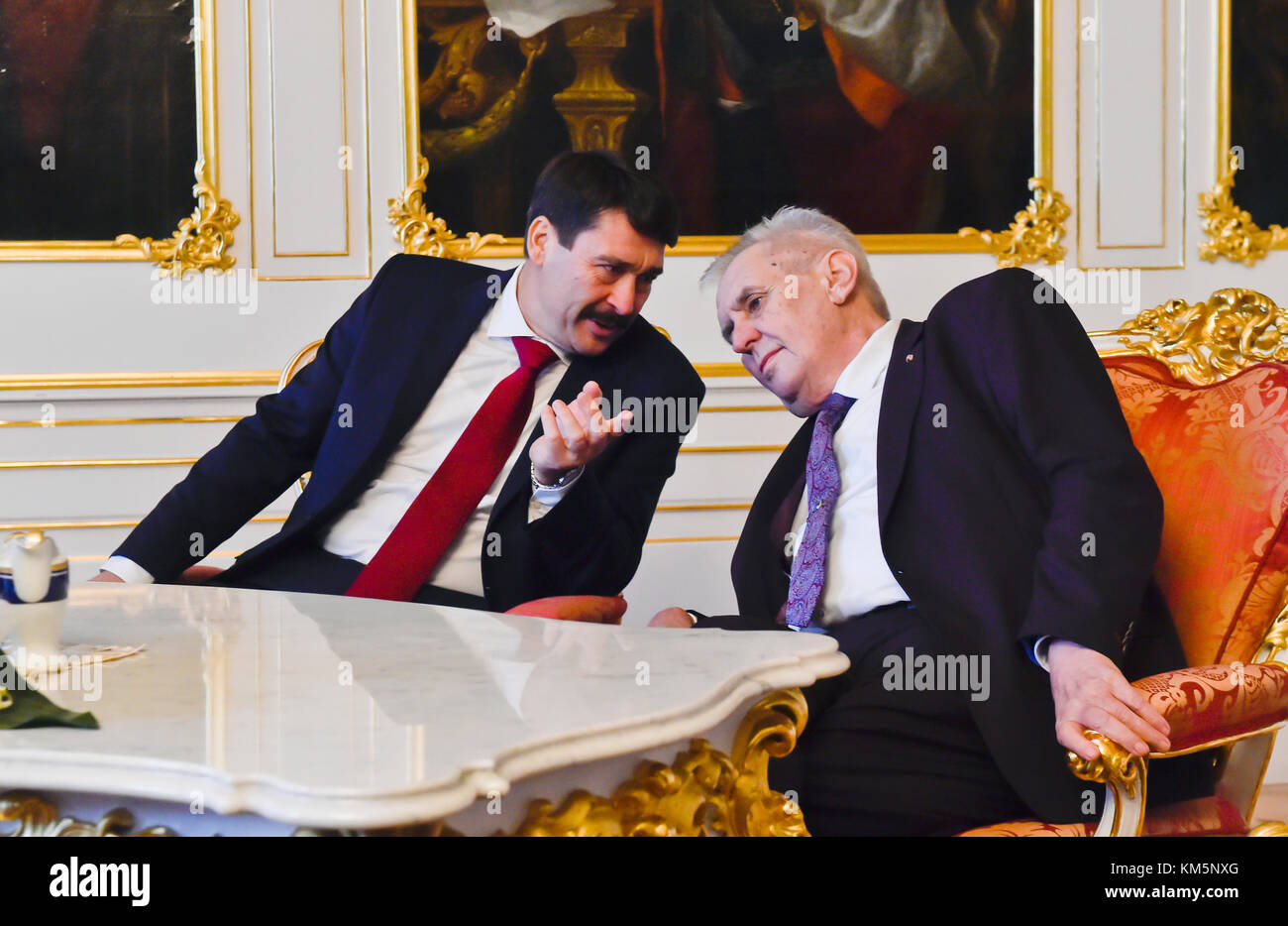 Prague, Czech Republic. 05th Dec, 2017. Czech President Milos Zeman ...