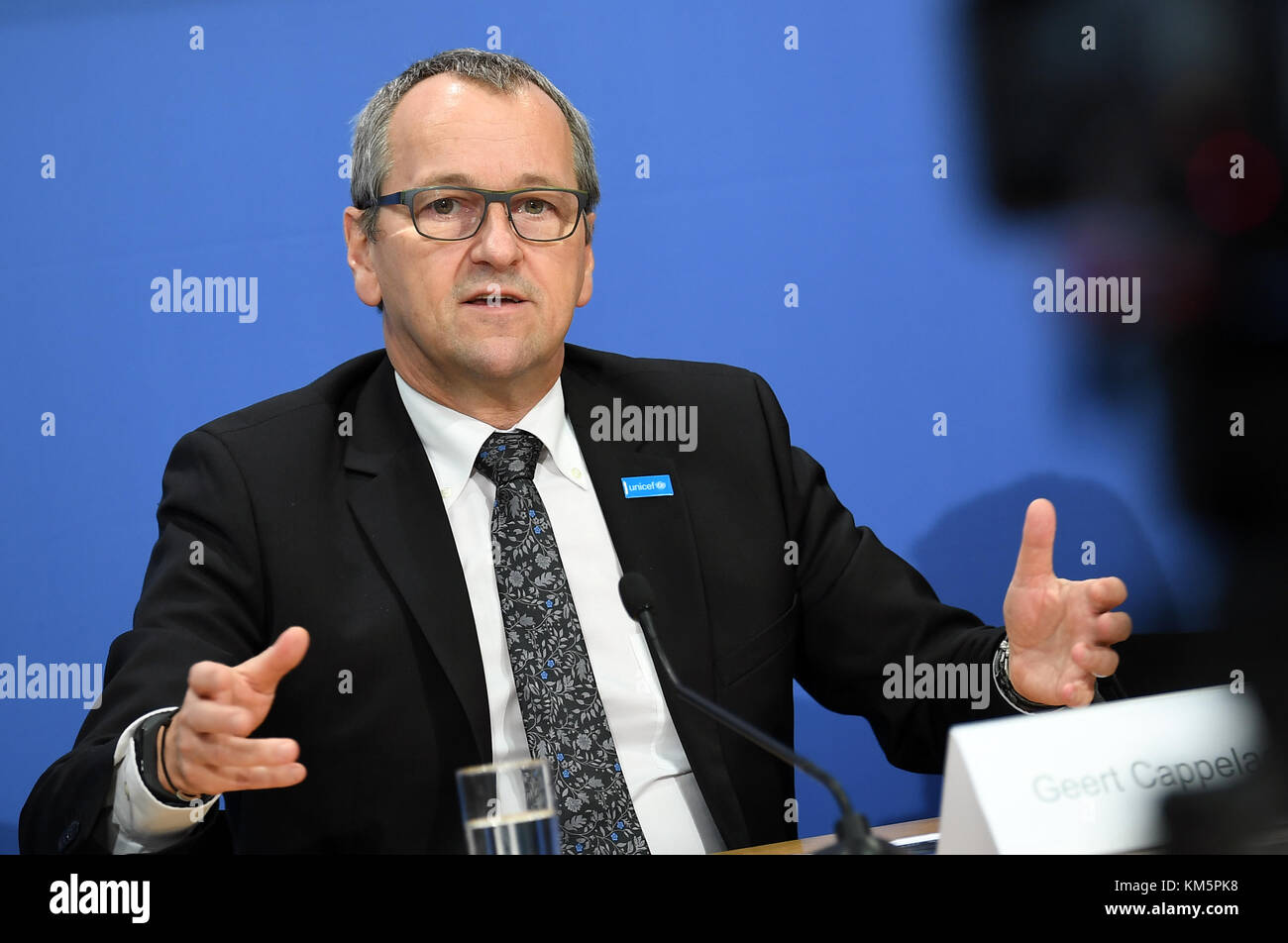 Berlin, Germany. 5th Dec, 2017. Unicef regional director for the Middle ...