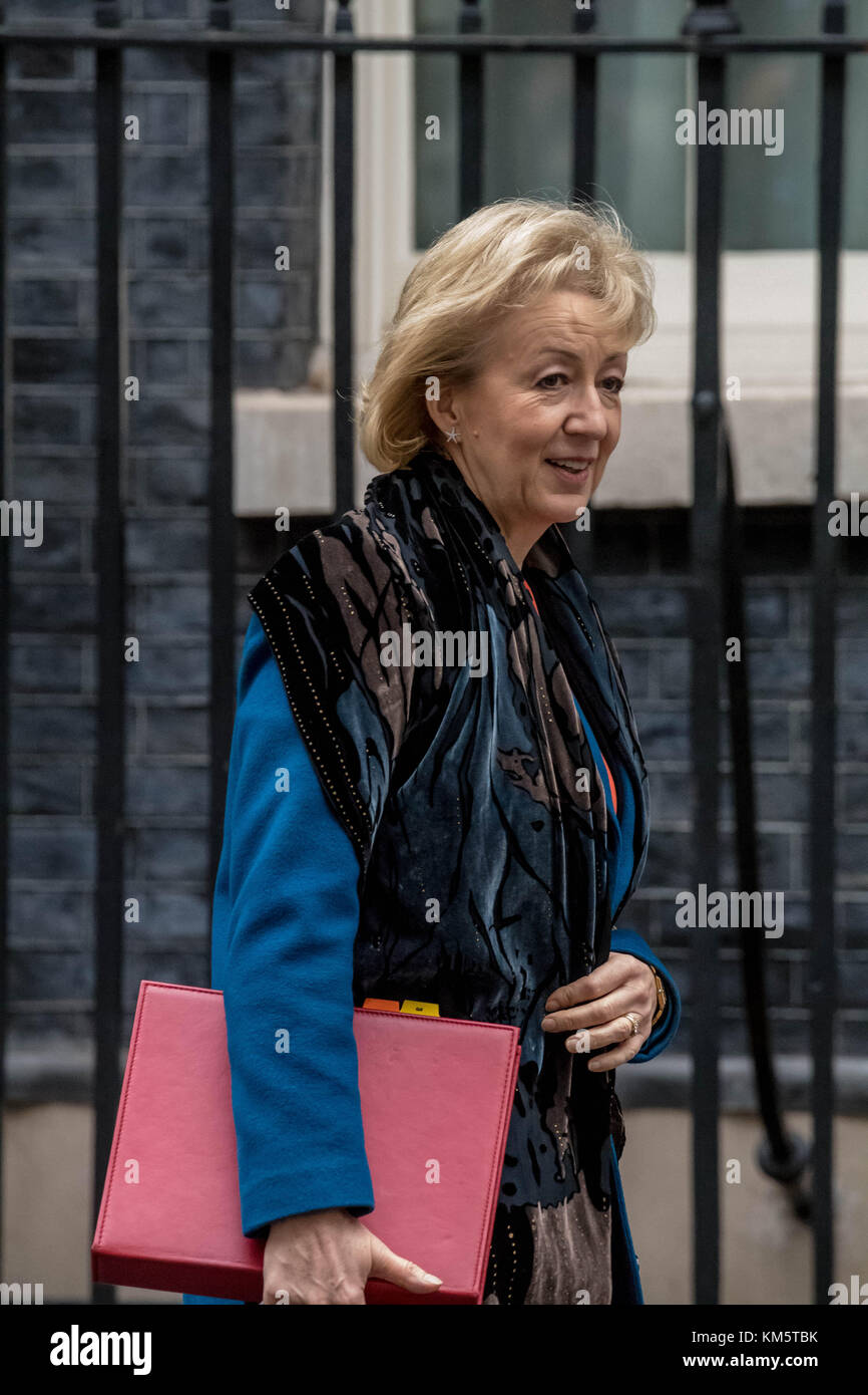 London, UK. 5th Dec, 2017. Andrea Leadsom, Leader of the Commons ...