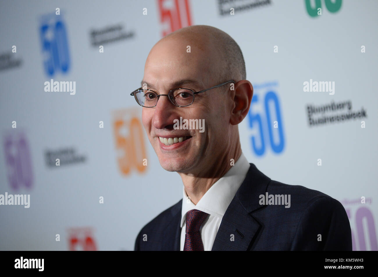 New York, USA. 4th Dec, 2017. Commissioner of the NBA Adam Silver ...