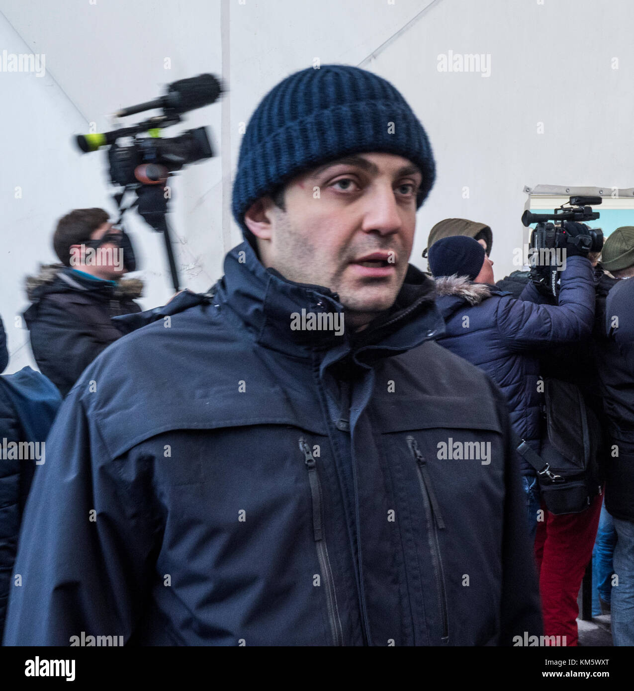 Kiev, Ukraine. 5th Dec, 2017. David Sakvarelidze is an ally of Mikhail ...