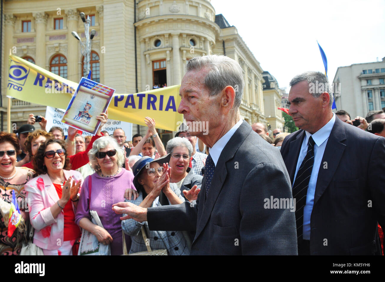 FILE. 6th December, 2017. Romania's former King Michael I 1921- 2017 ...