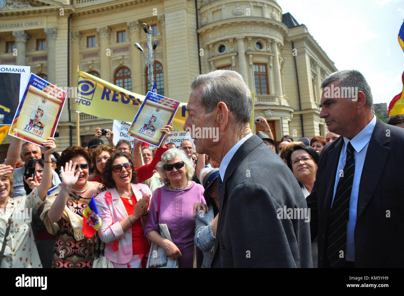 FILE. 6th December, 2017. Romania's former King Michael I 1921- 2017 ...