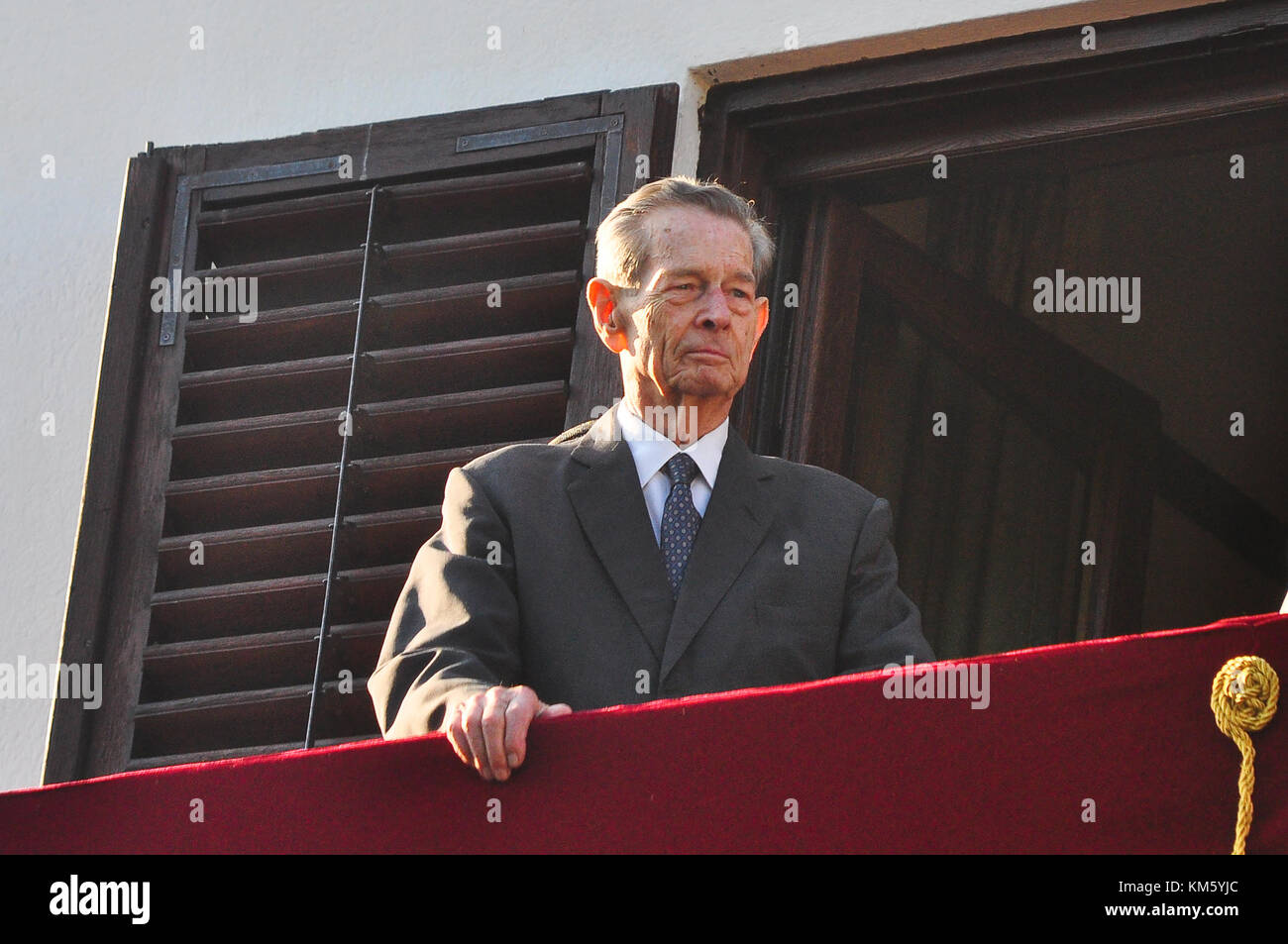 FILE. 6th December, 2017. Romania's former King Michael I 1921- 2017 ...