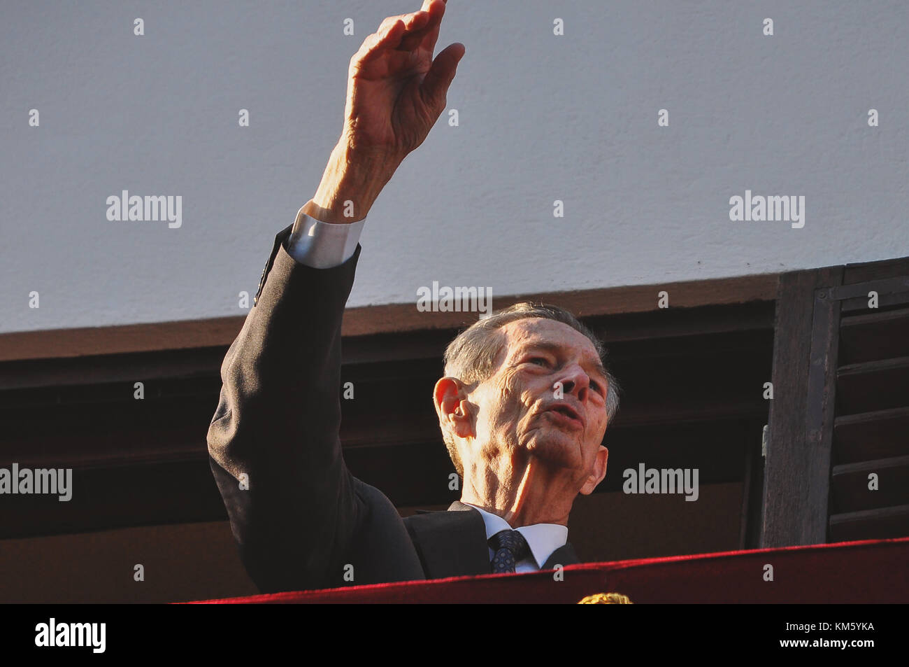 FILE. 6th December, 2017. Romania's former King Michael I 1921- 2017 ...