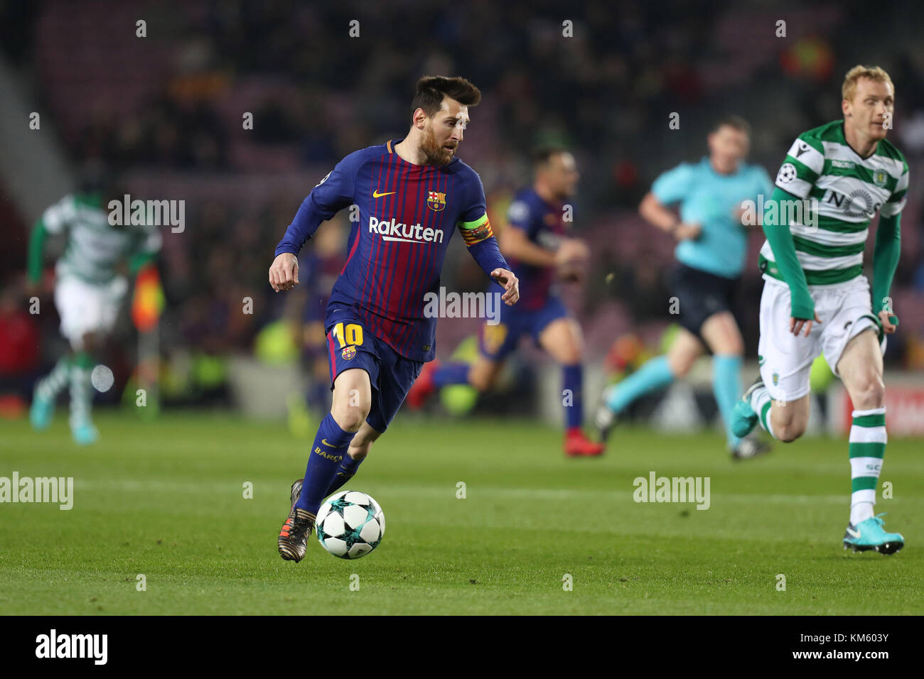Barcelona, Catalonia, Spain. 5th Dec, 2017. LIONEL MESSI of FC ...