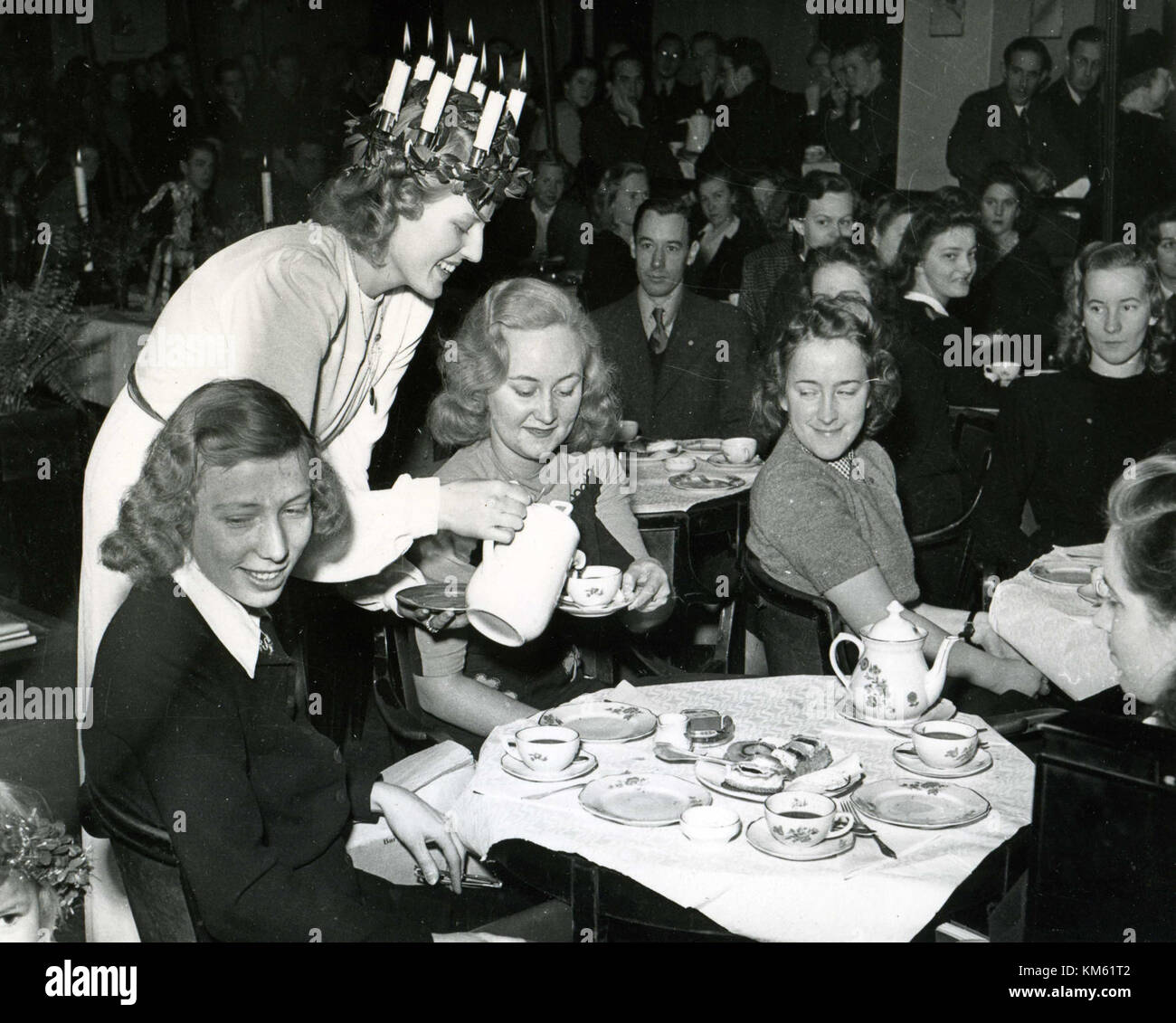 A celebration of Luciafest, a Swedish tradition celebrated in 1943 ...