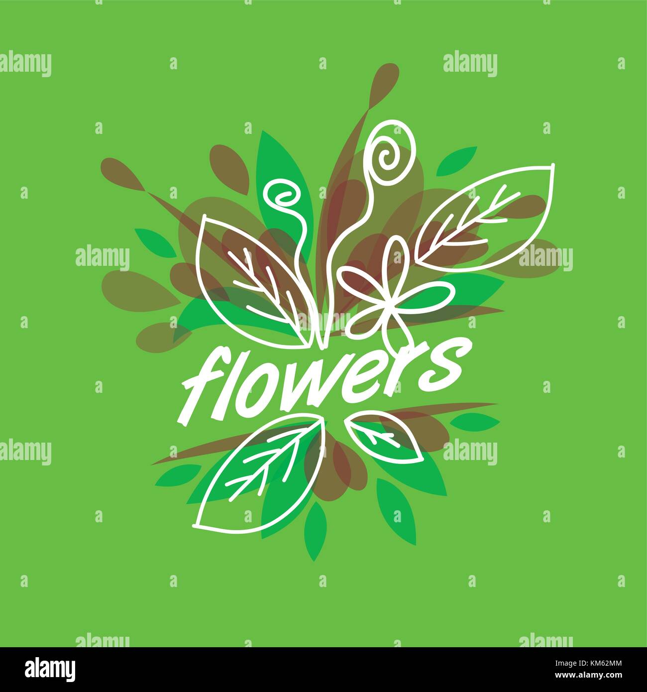 flower vector logo Stock Vector Image & Art - Alamy