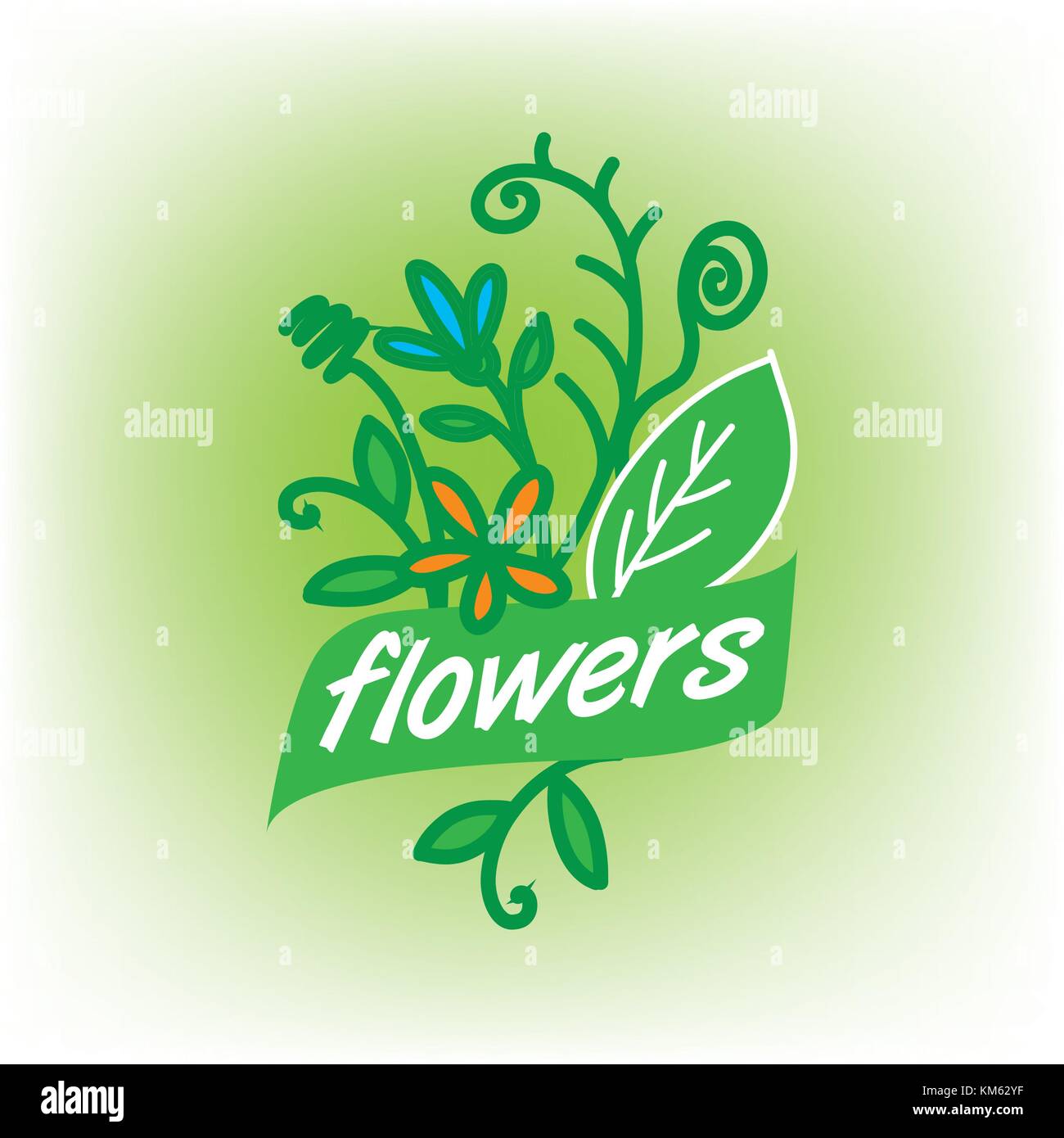 flower vector logo Stock Vector Image & Art - Alamy