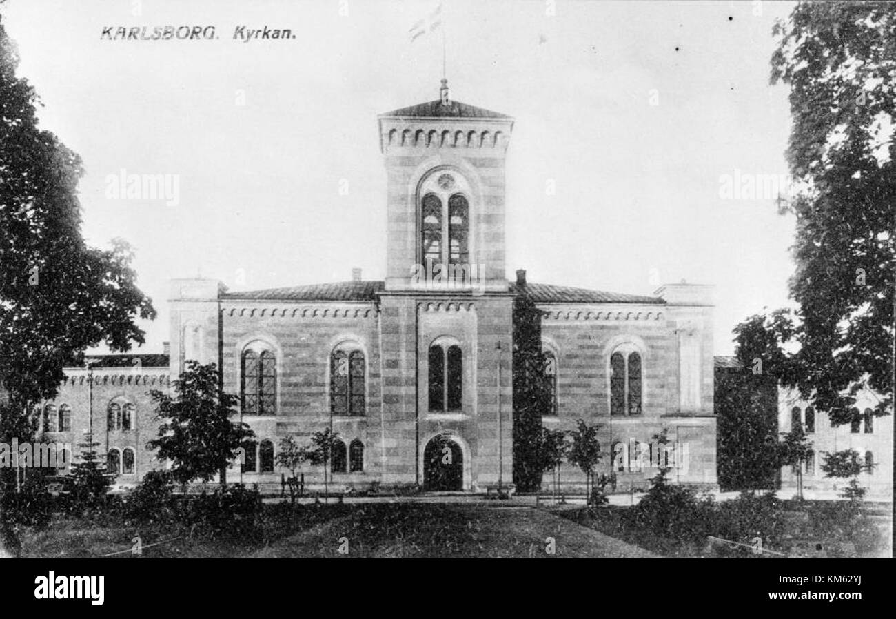 Karlsborg's Garnisonskyrkan, or Garrison Church, is a prominent ...