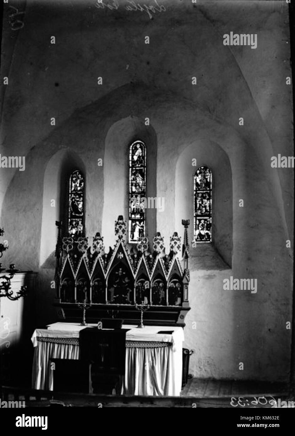 Lojsta Church in Gotland, Sweden, photographed for the KMB catalog ...