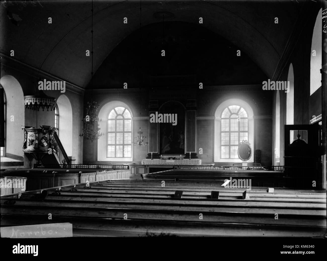 Norrbo Church, located in Sweden, is a historical building registered ...