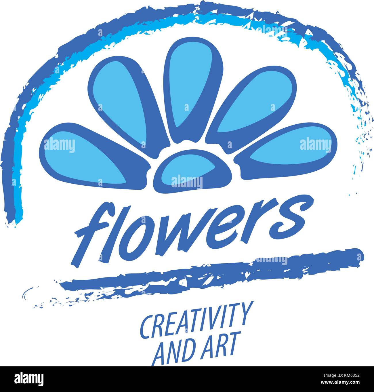 flower vector logo Stock Vector Image & Art - Alamy