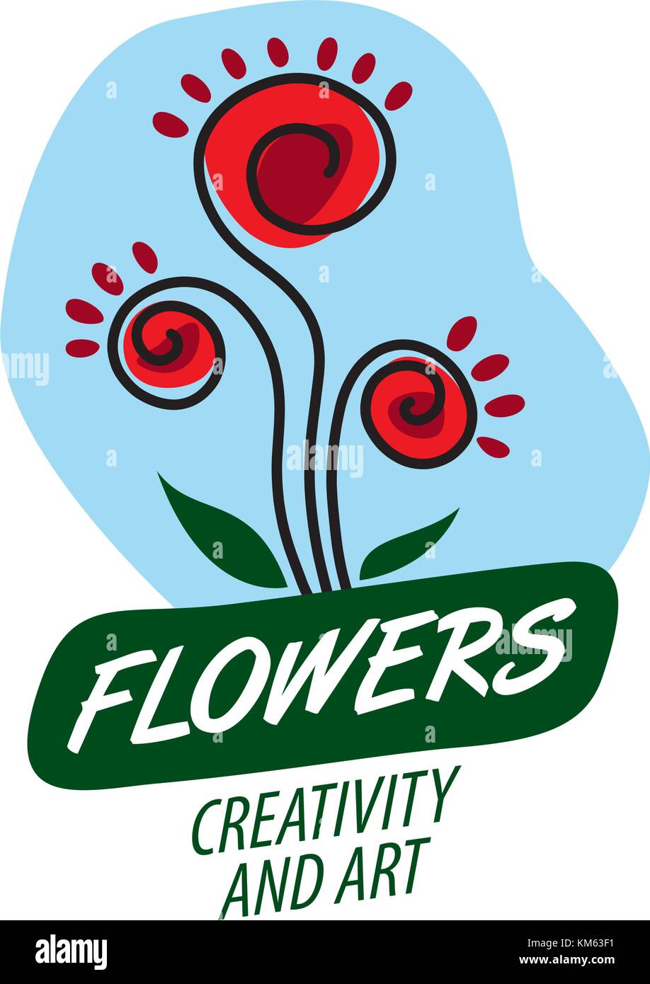 flower vector logo Stock Vector Image & Art - Alamy