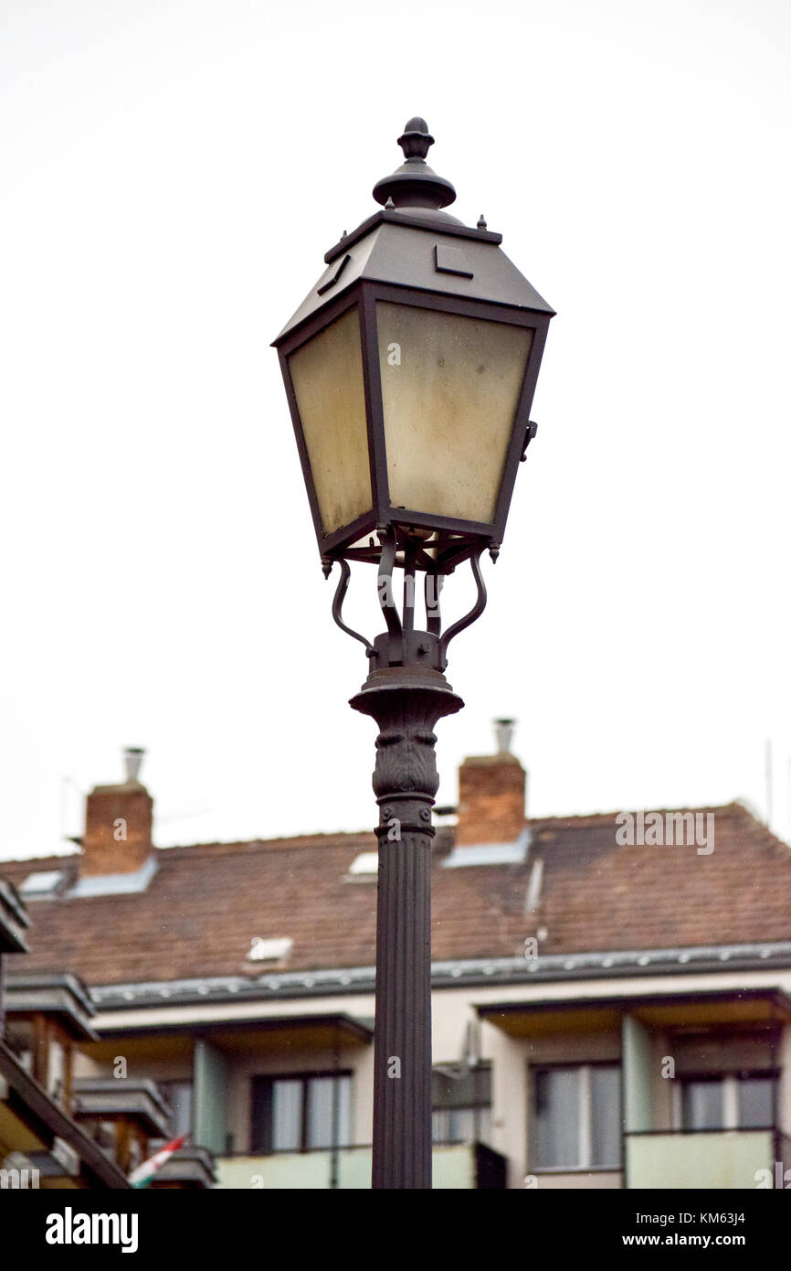 Street light at Budapest - Castle Garden Stock Photo - Alamy