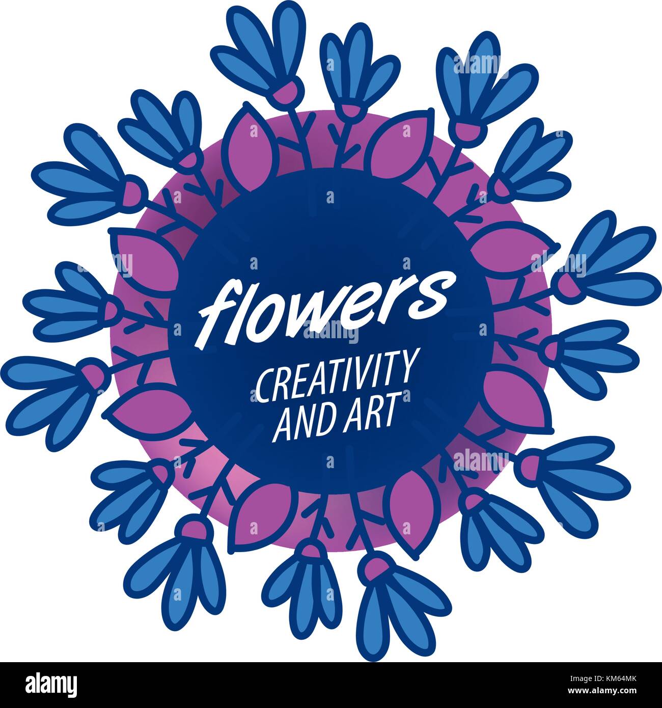 flower vector logo Stock Vector Image & Art - Alamy