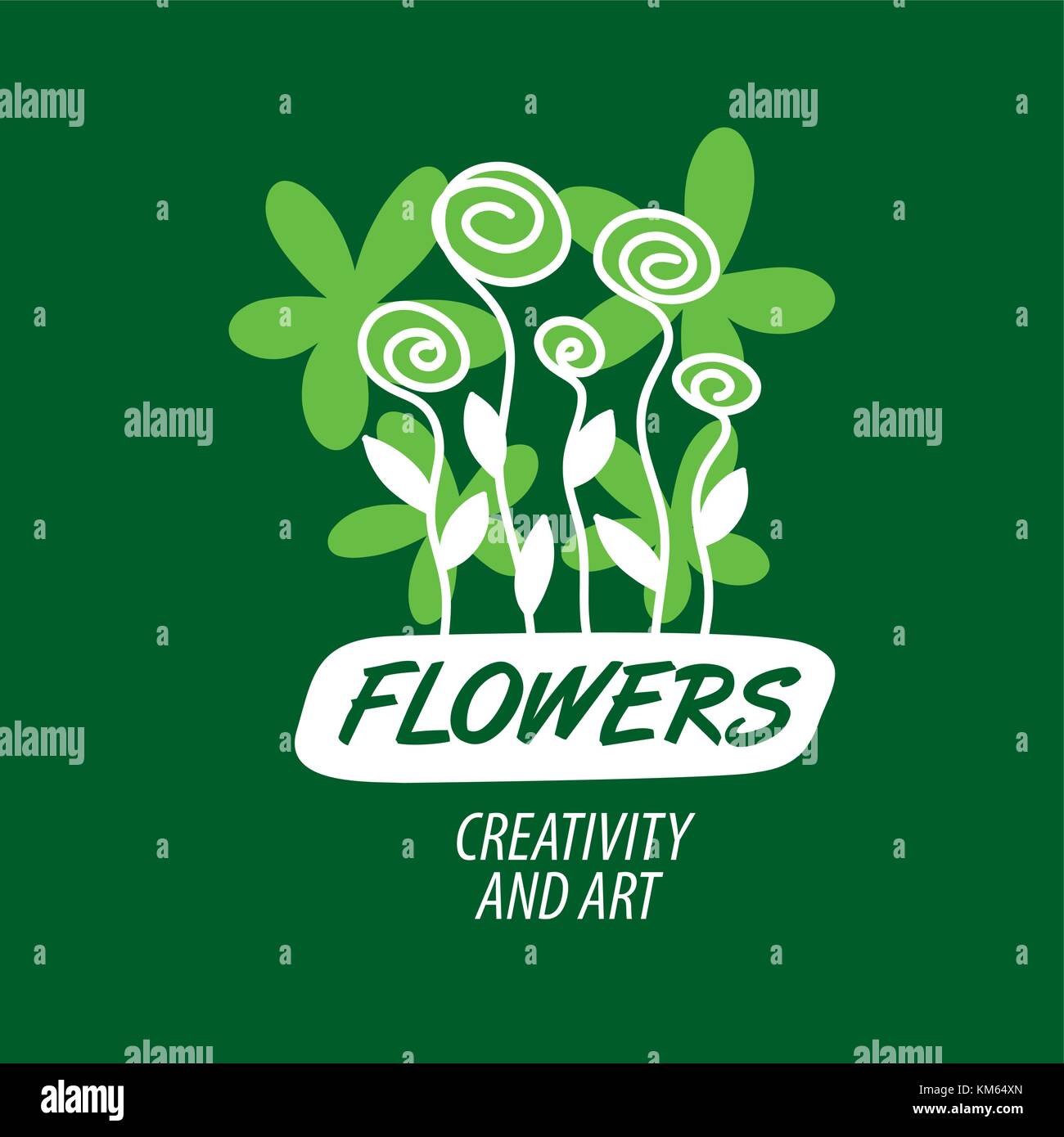 flower vector logo Stock Vector Image & Art - Alamy